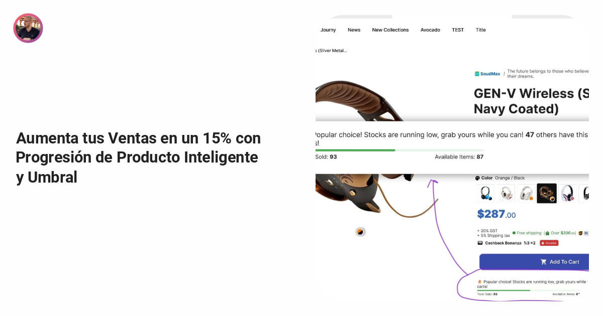 Aumenta tus Ventas en un 15% con Barras de Progreso de Producto ...